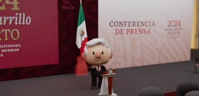 Estreno En ‘la Mañanera Amlo Presenta Nueva Cortinilla Con ‘amlito