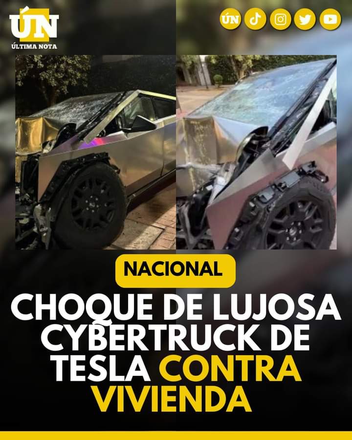Impactante Choque de una Cybertruck de Tesla contra una Vivienda en la ...