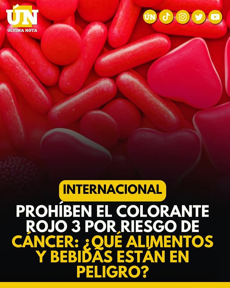 Prohíben el colorante rojo 3 por riesgo de cáncer: ¿Qué alimentos y ...
