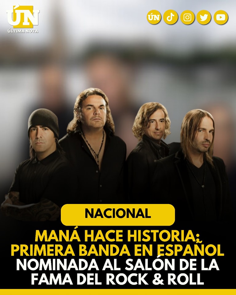 Maná hace historia: primera banda en español nominada al Salón de la ...